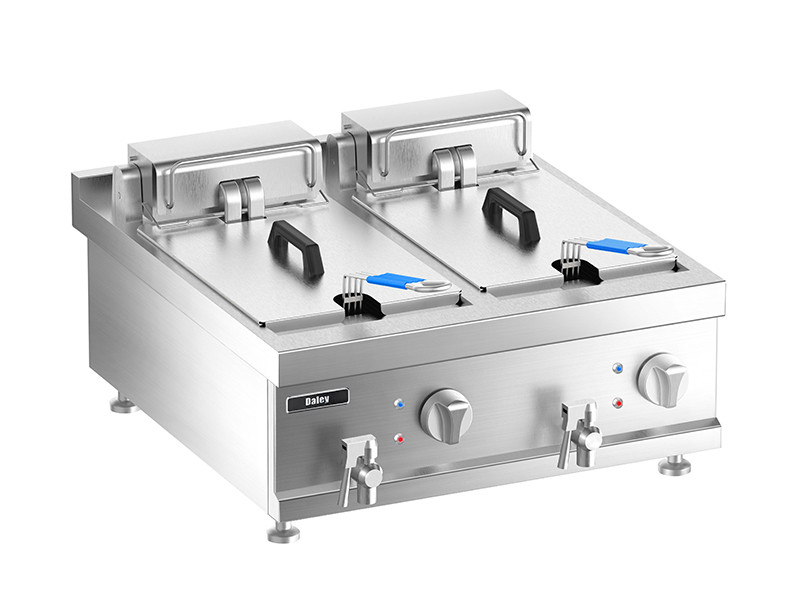 Desktop Electric Double-Tank Fryer